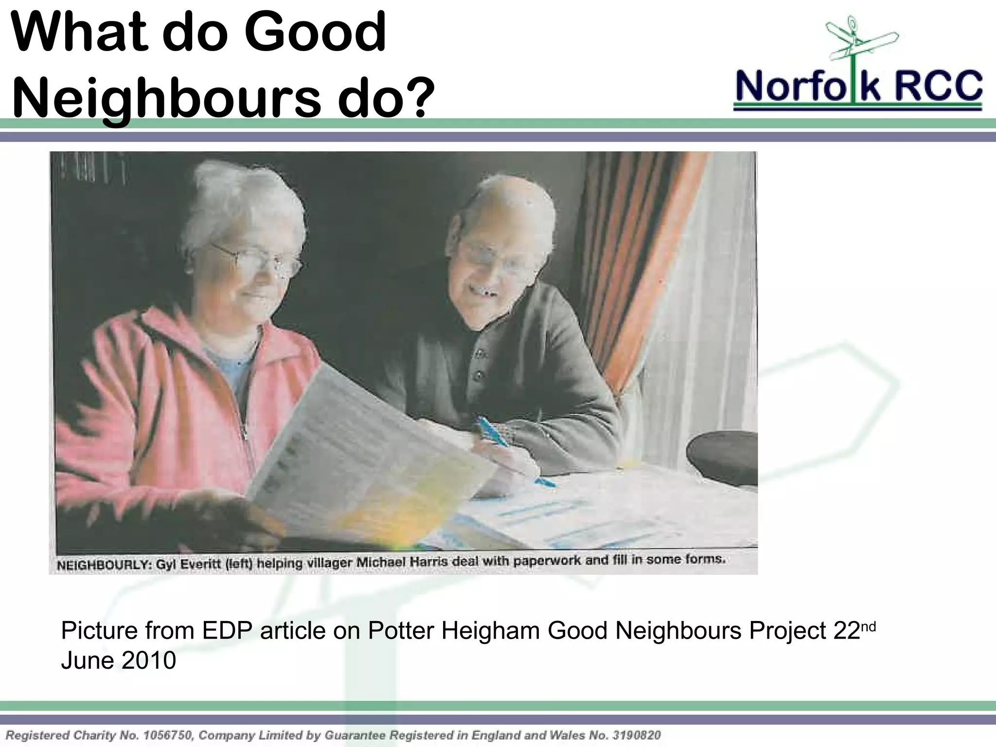 What do good neighbours do? | PPT
