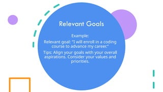 SMART Goal Setting simple steps by Mahadi Hasan, | PPTX