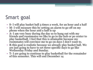 Smart goal playing basketball | PPTX