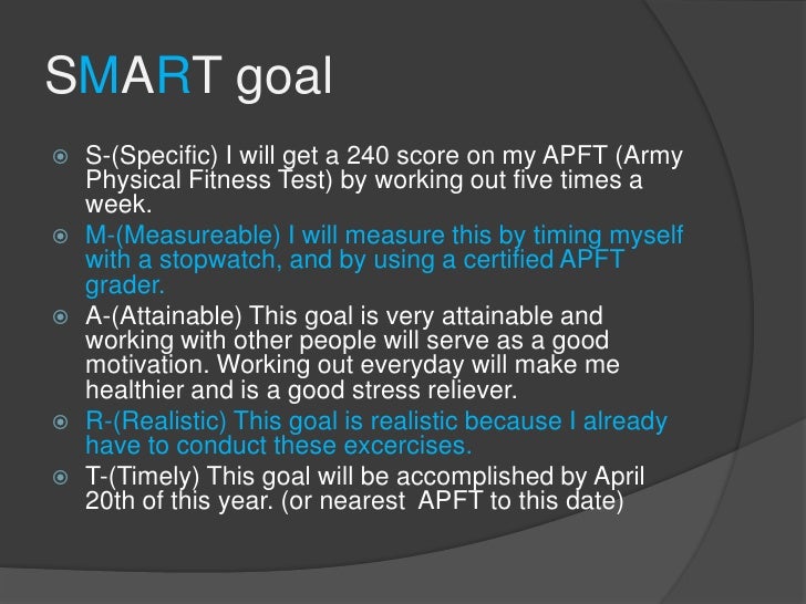 Smart goal assignment