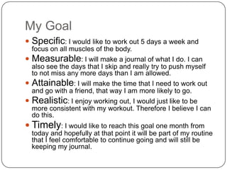 Smart goal presentation | PPT