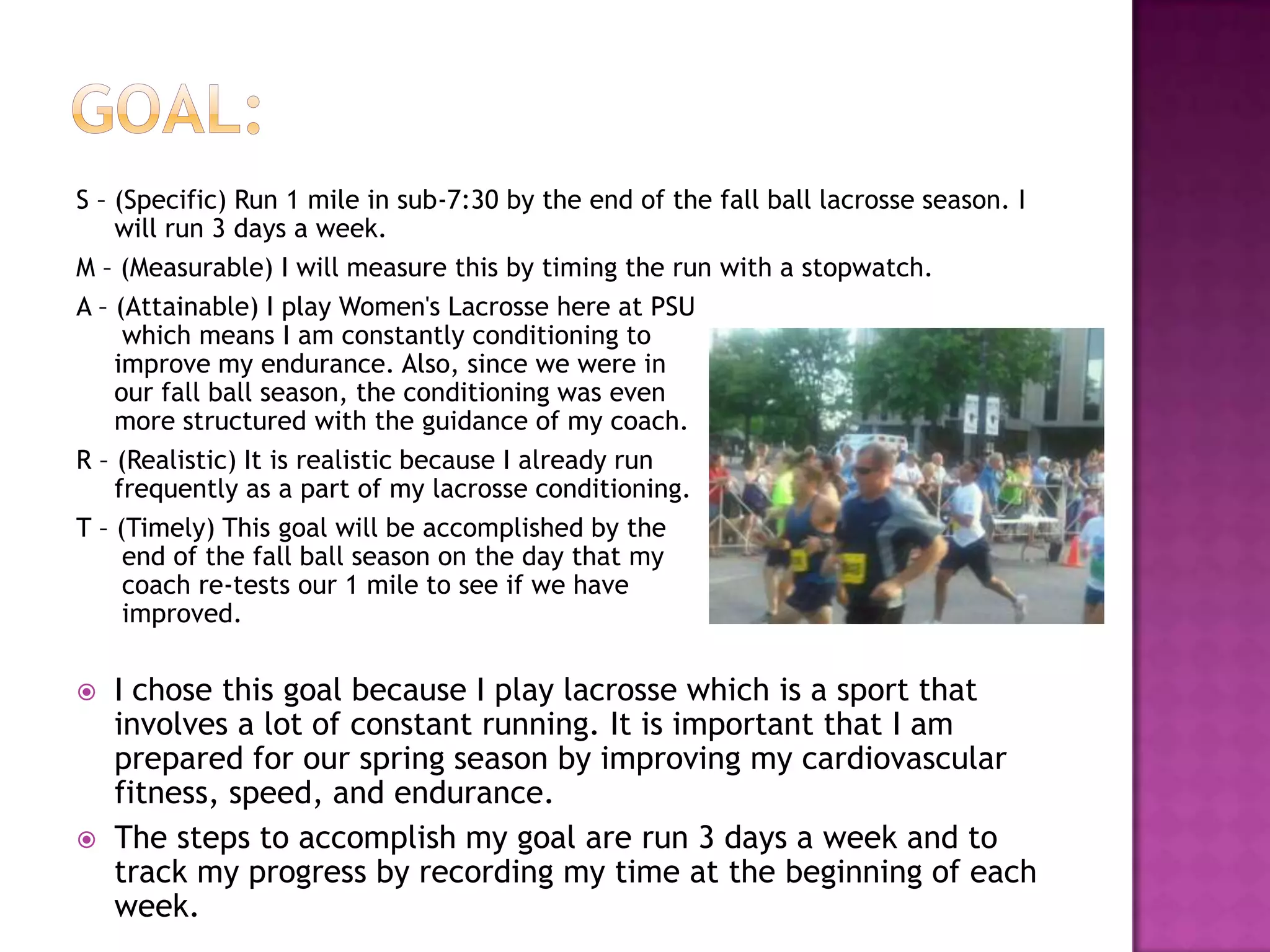 Smart goal presentation | PPTX