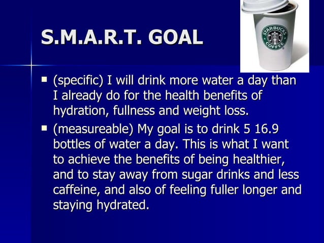 Smart goal presentation | PPT | Nutrition | Healthy Living