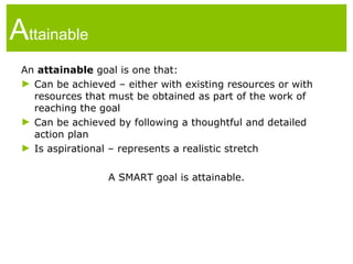 Smart Goals | PPT