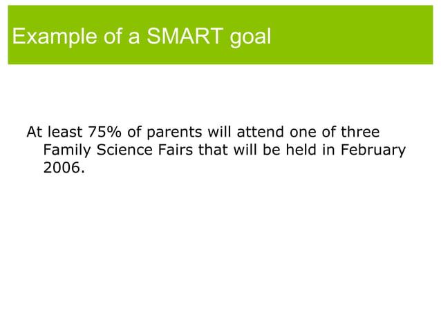 Smart Goals | PPT