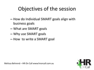 Smart Goals Business Examples