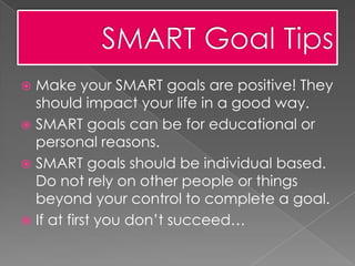 21-6 Smart goals | PPTX