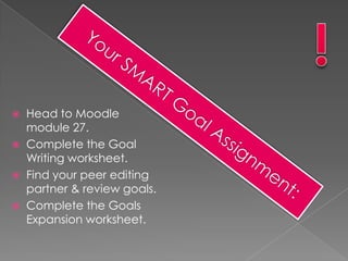 21-6 Smart goals | PPTX