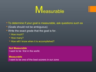 Smart goals | PPT