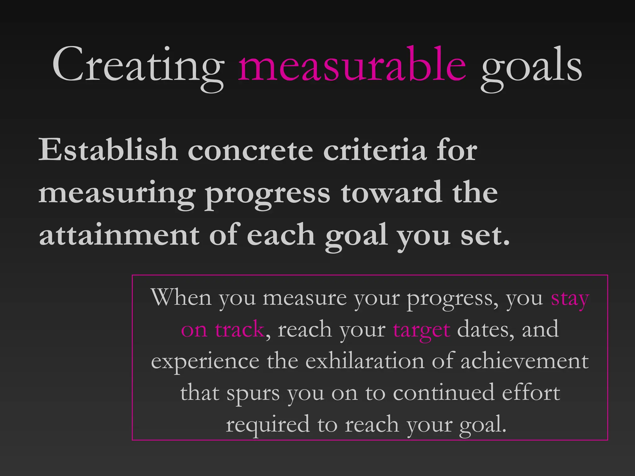 Setting up your goal with SMART framework | PPT