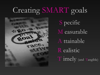 Setting up your goal with SMART framework | PPT