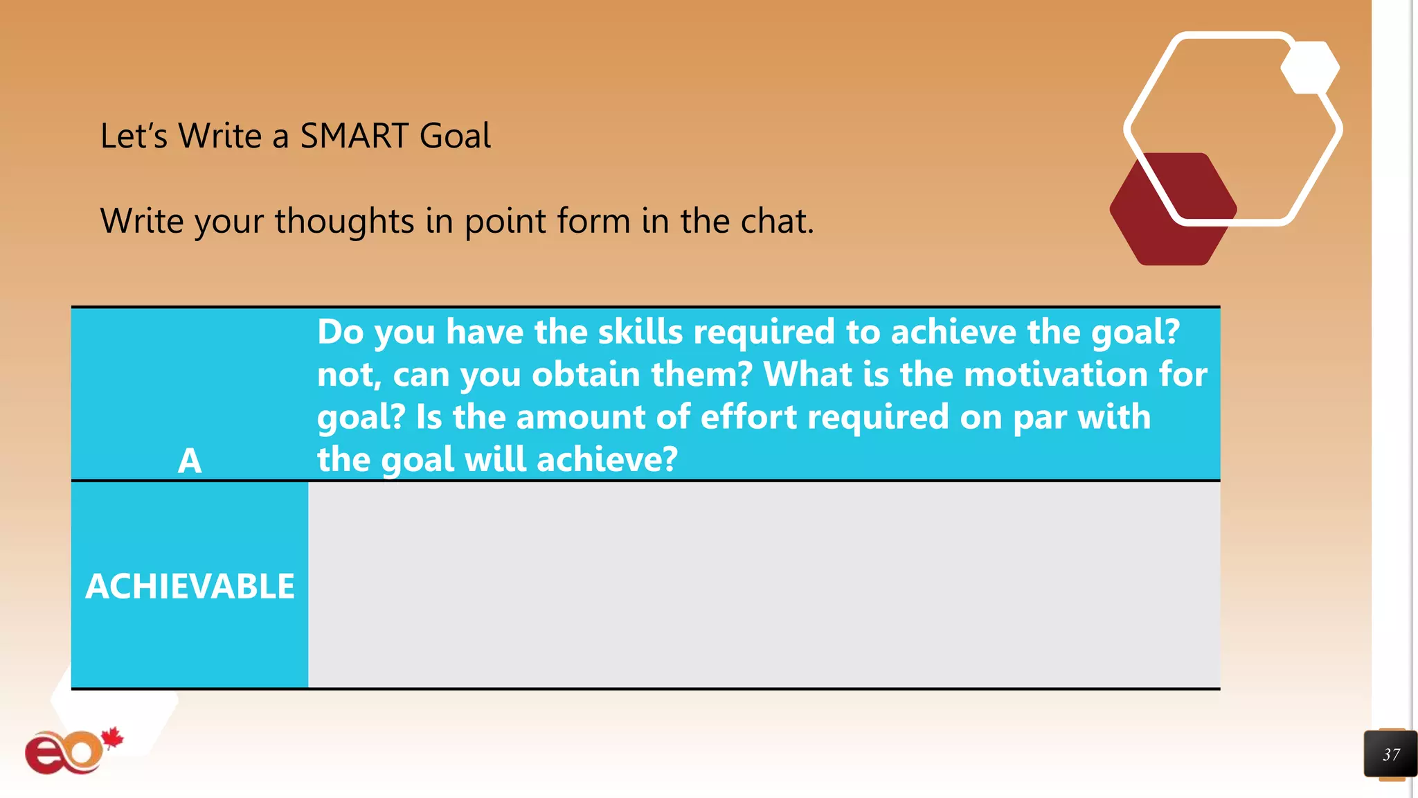 SMART Goals - Based on Goals Idioms.pptx