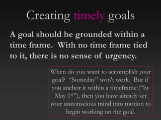 Setting Goals and Action plan for students | PPT