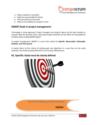 Smart Goal Setting and Project Planning | PDF