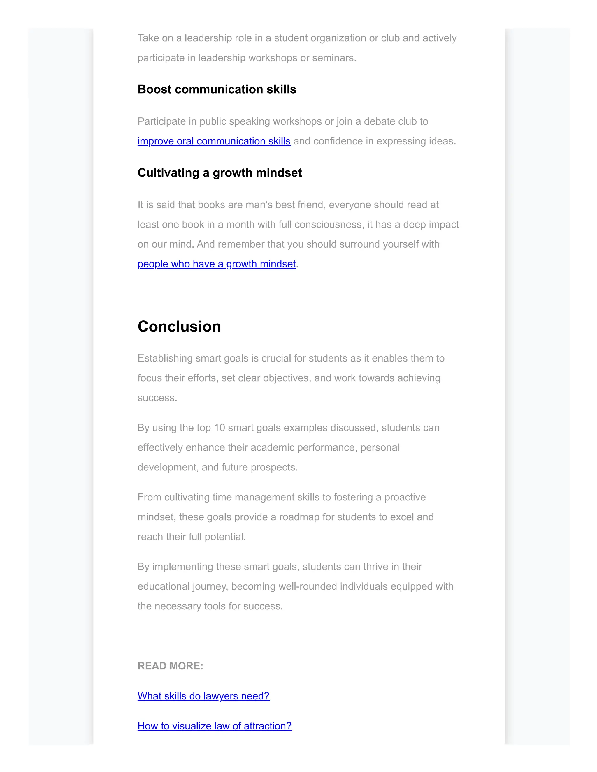 What are the smart goals examples for students.pdf