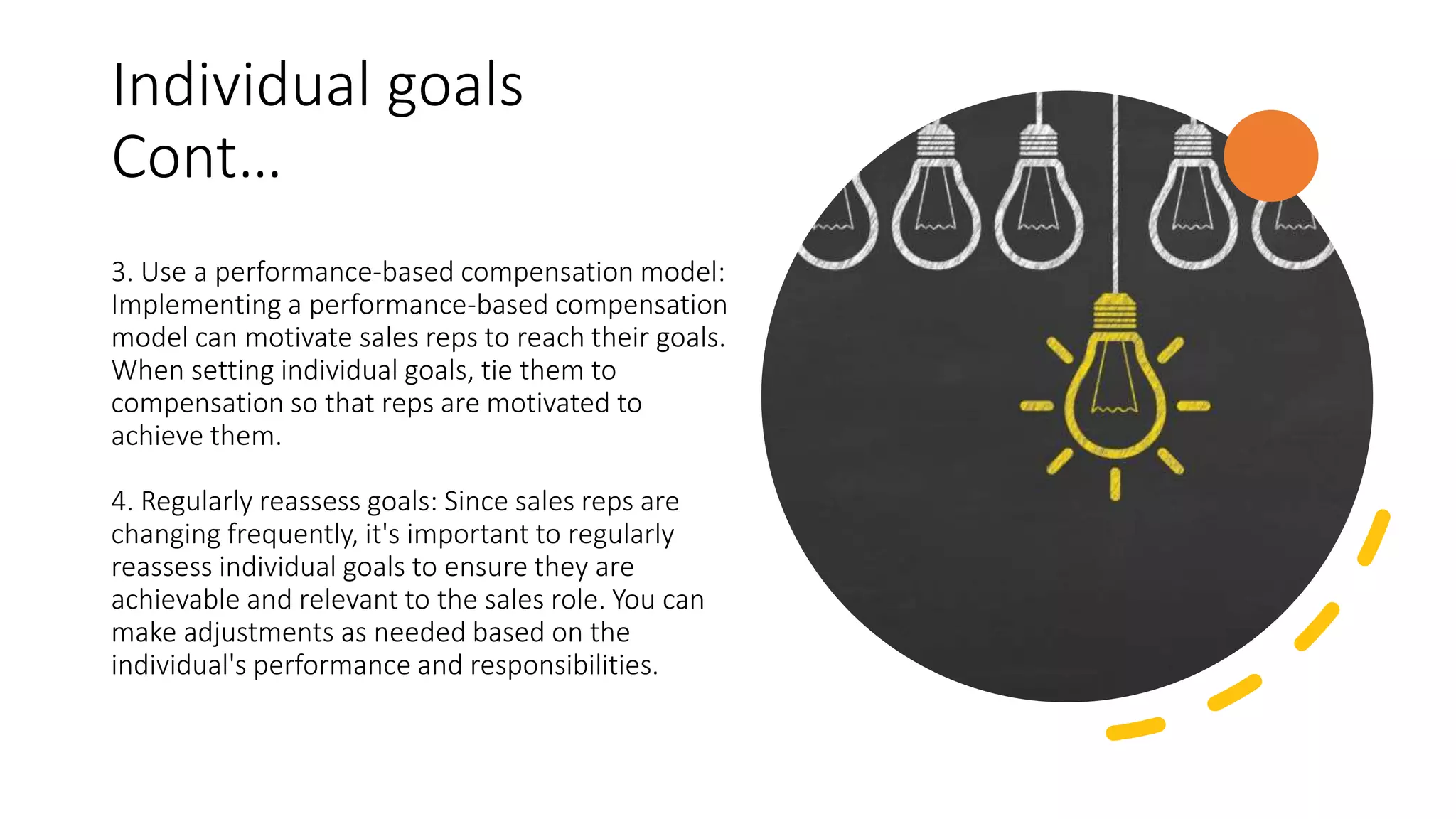 SMART GOALS FOR SALES REP.pptx | Resume Writing and Advice | Job Search