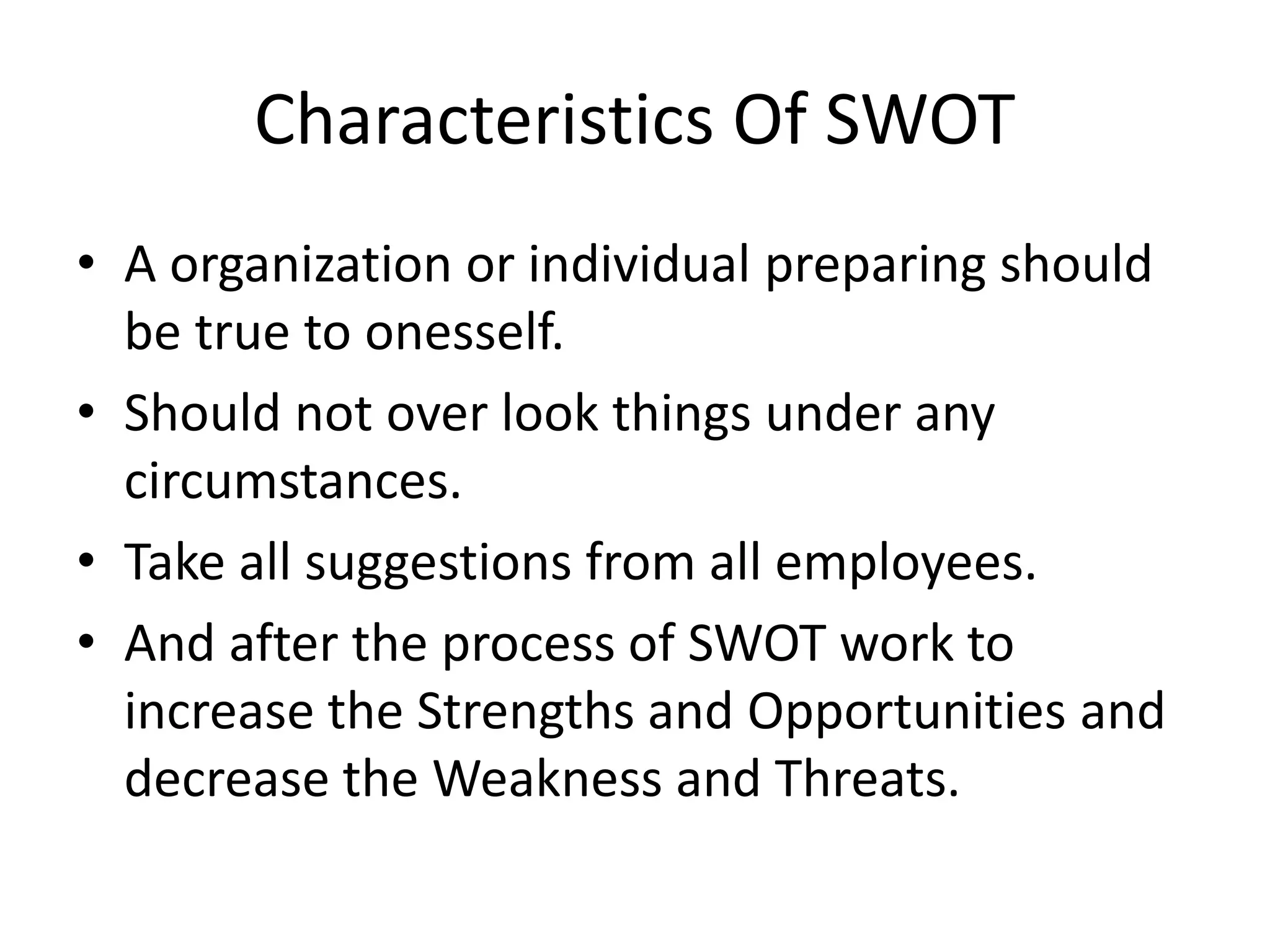 SMART & SWOT | PPTX
