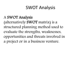 SMART & SWOT | PPTX
