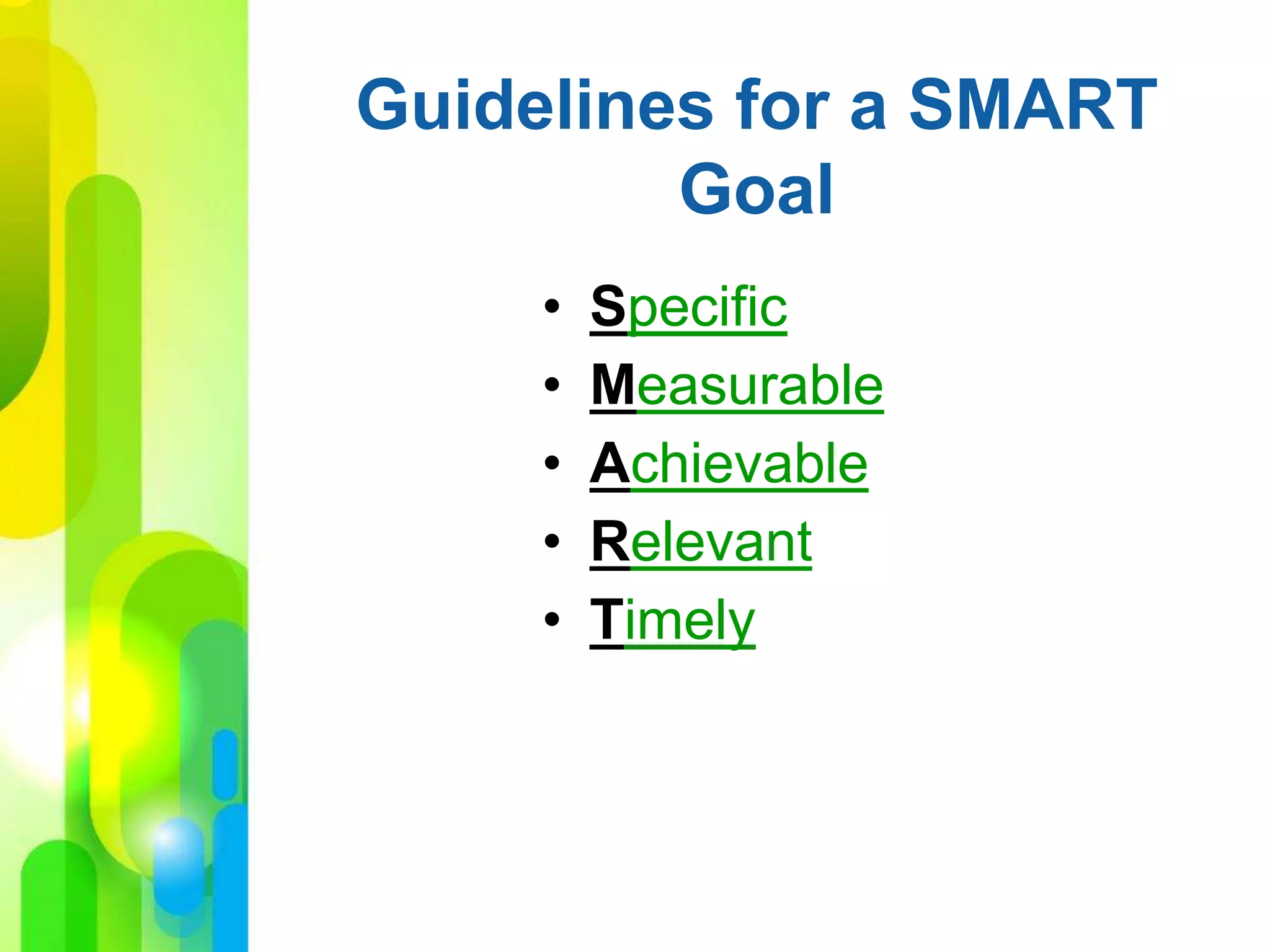 Smart goals pp | PPT