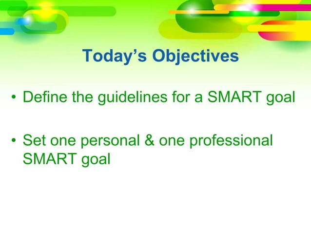 Smart goals pp | PPT