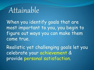 Setting smart goals. | PPT