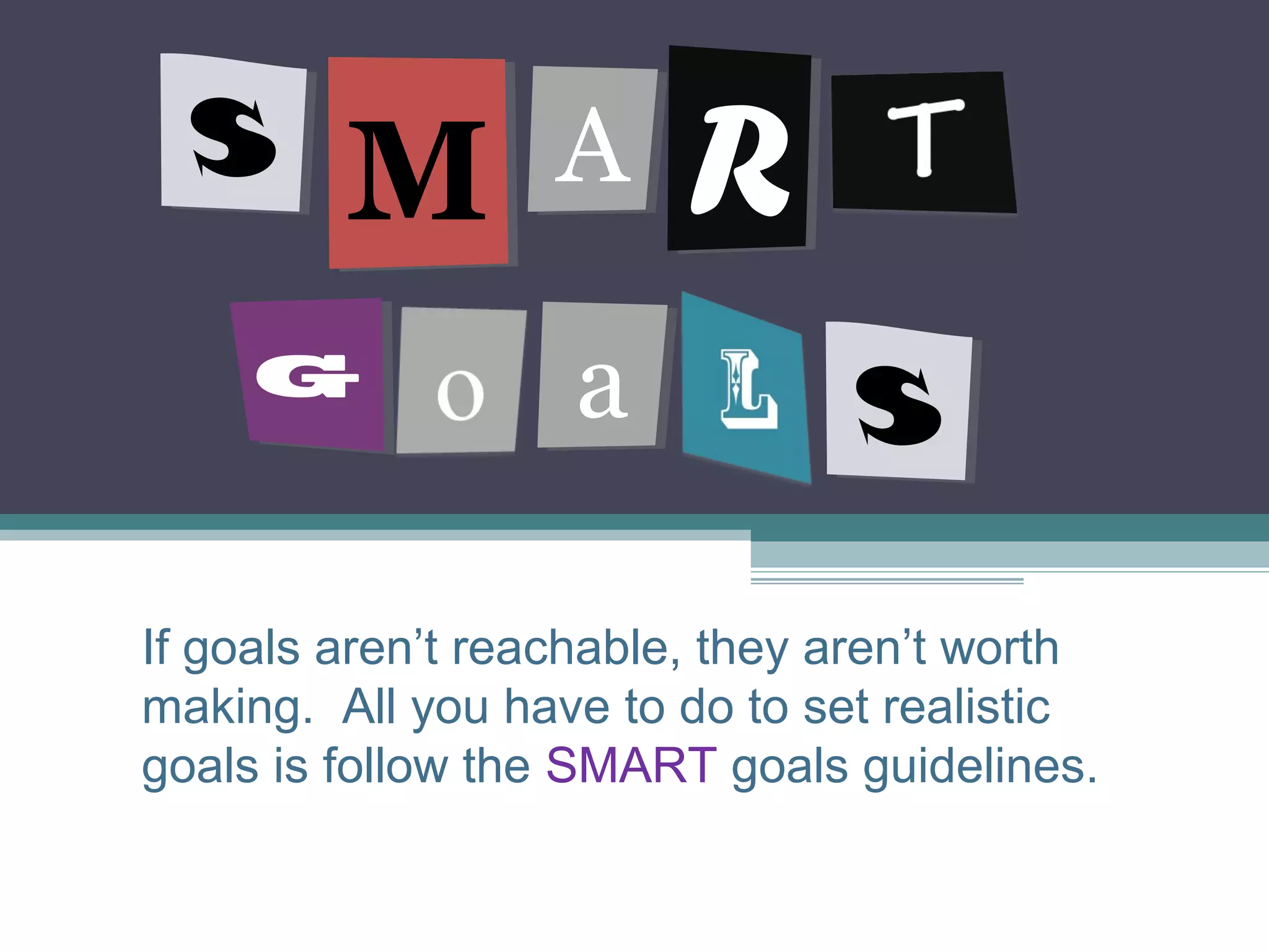 Smart goals ppt | PPT