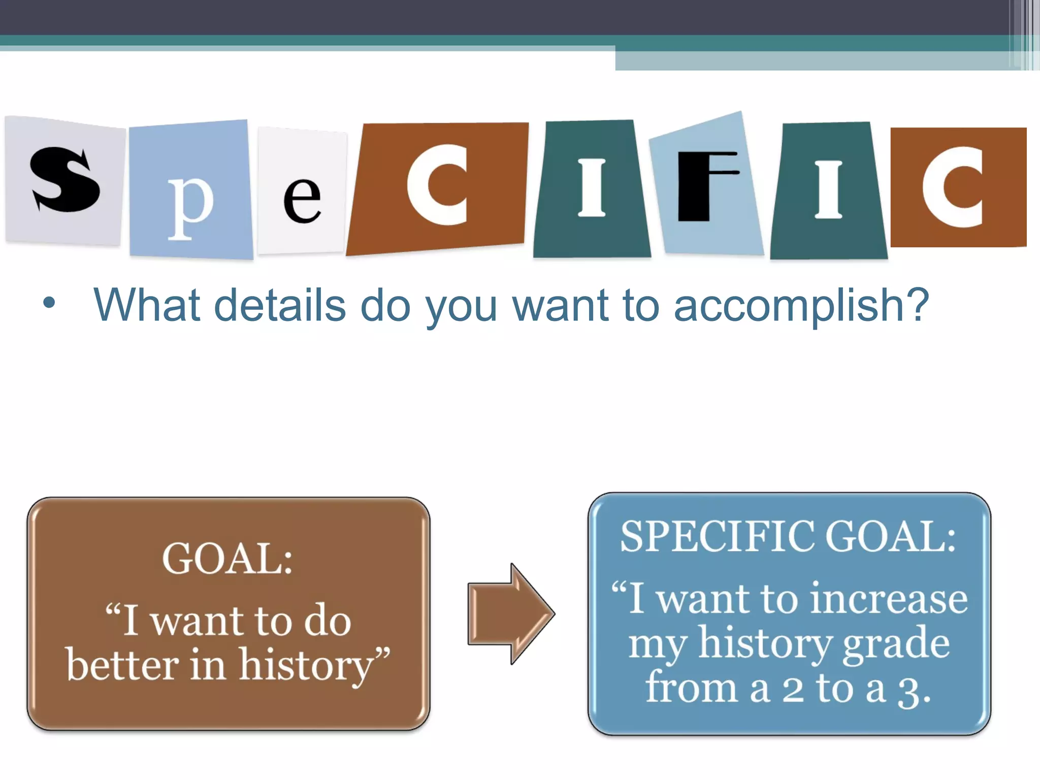 Smart goals ppt | PPT