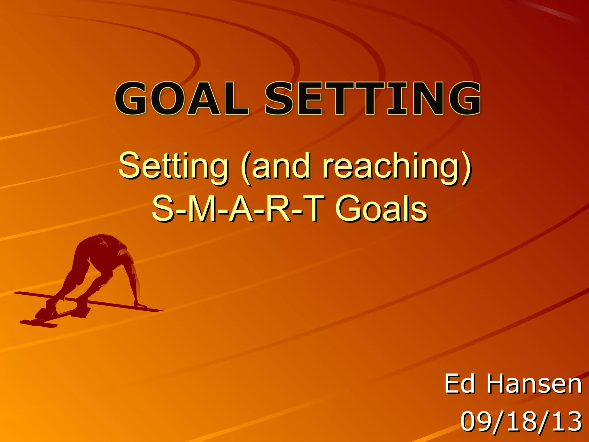 Smart goal training | PPT