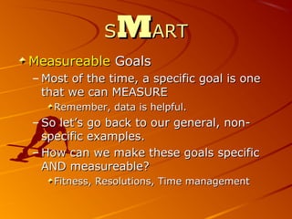 Smart goal training | PPT