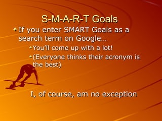 Smart goal training | PPT