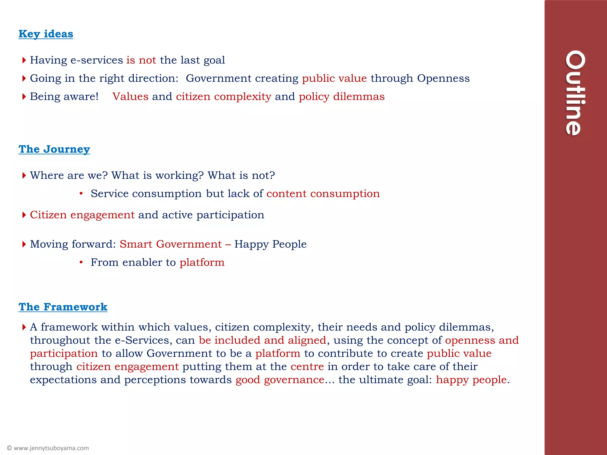 "Smart Gov - Happy People" FRAMEWORK | PDF | Information Services ...