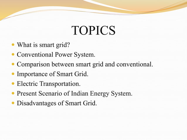 Smart Grid Technology | PPTX