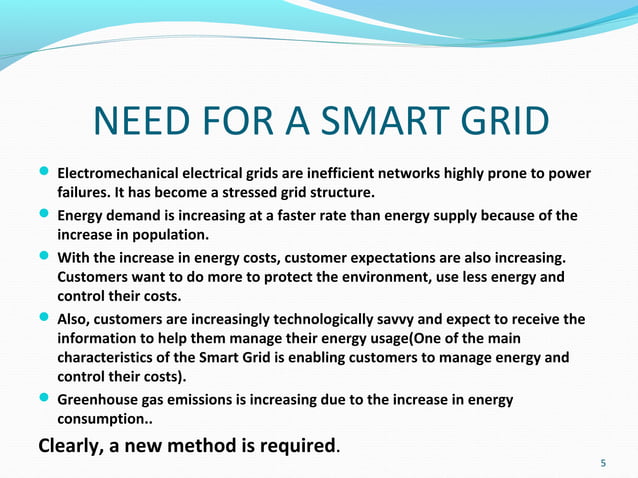 Smart grid technology | PPT