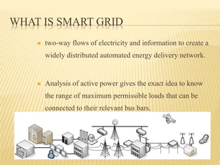Smart grid presentation | PPTX