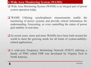 Smart grid and wide area monitoring | PDF