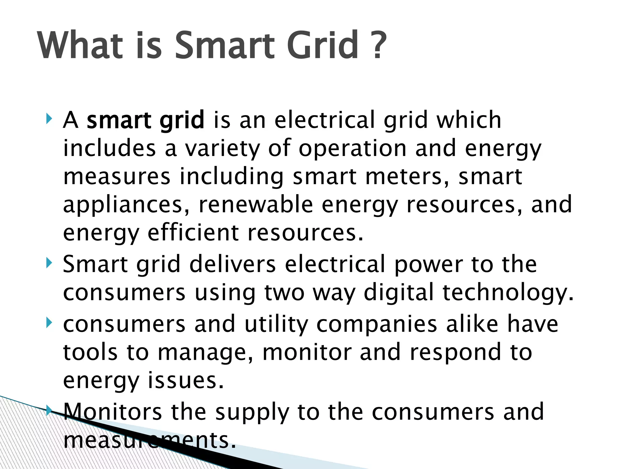 SMARTGRID PROJECT | PPT