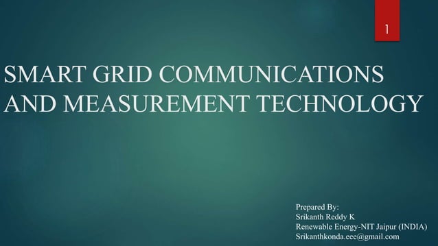 Smart grid communications | PPTX | Internet of Things | Internet