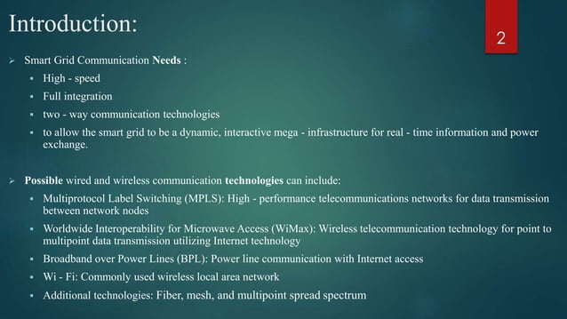 Smart grid communications | PPTX | Internet of Things | Internet
