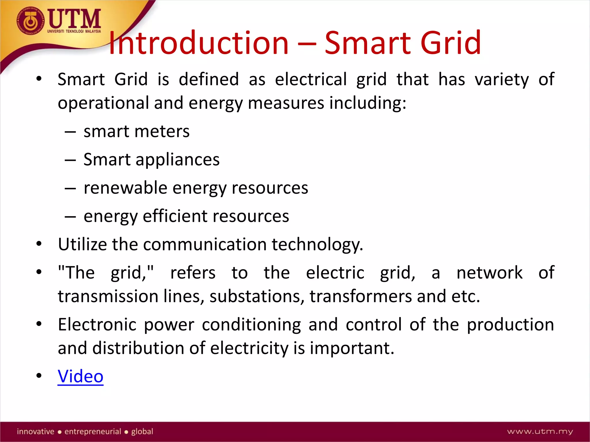 Smart Grid Control Ppt