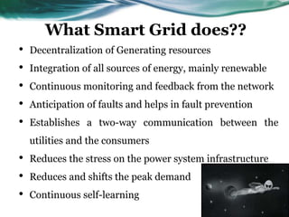 Smart Grid Introduction | PPTX