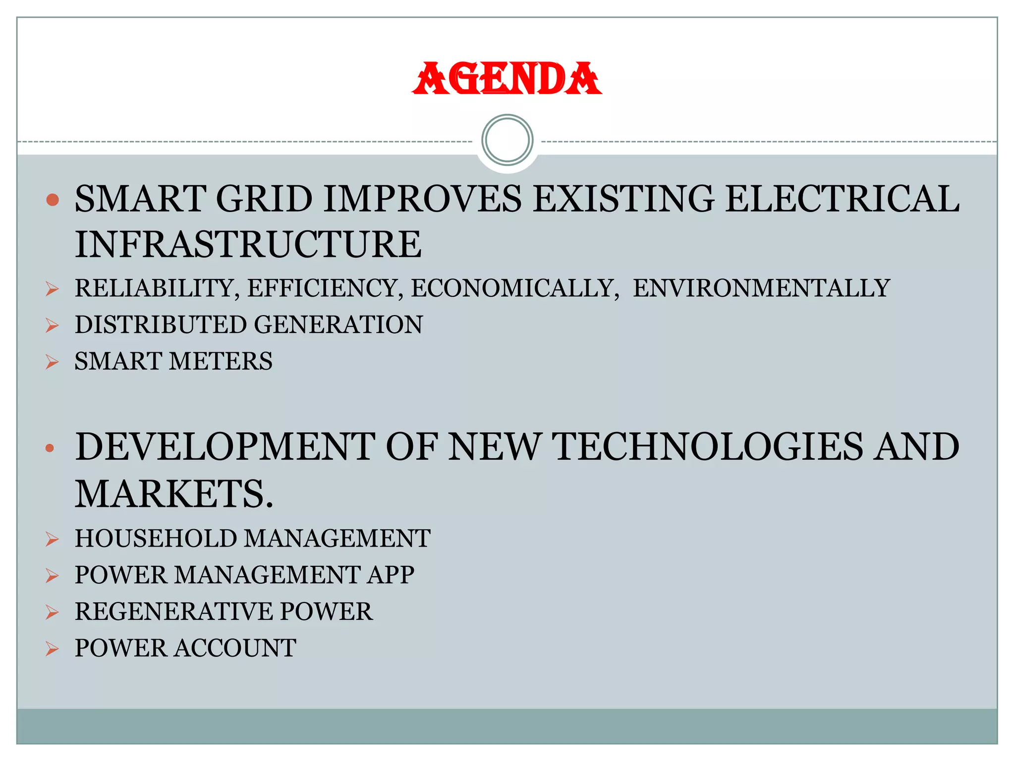 Smart grid ppt | PPTX