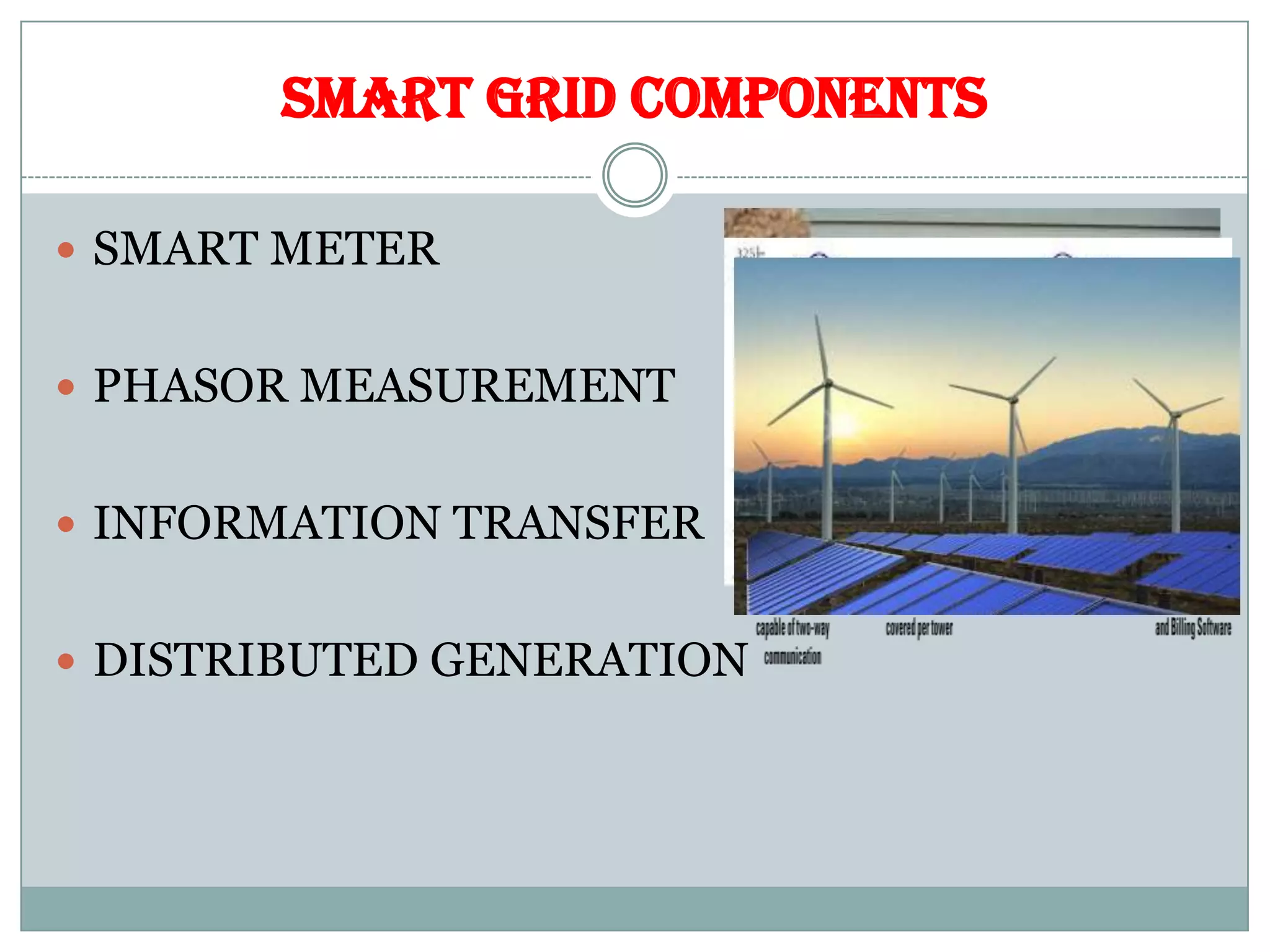 Smart grid ppt | PPTX