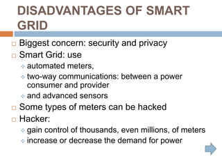 Smart Grid ppt | PPTX