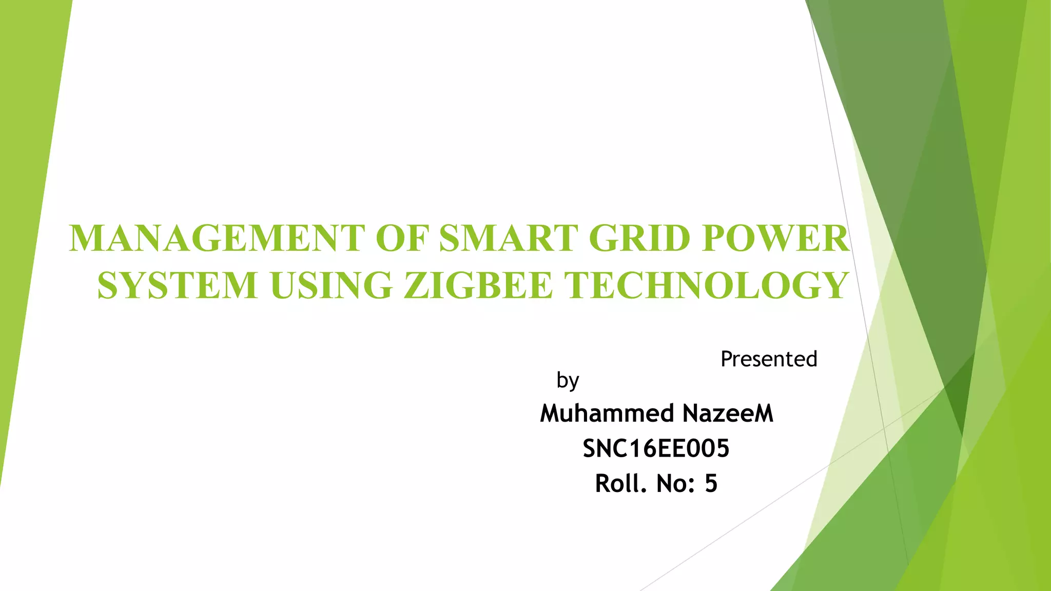 Smart grid ppt | PPTX
