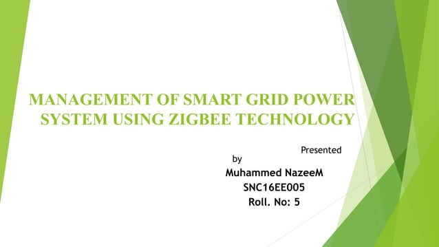 Smart grid ppt | PPTX