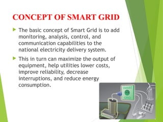 Smart Grid- By Rahul Mehra | PPT