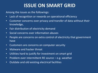 Smart grid presentation | PPTX