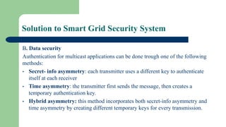 Cyber security in Smart grid system | PPTX