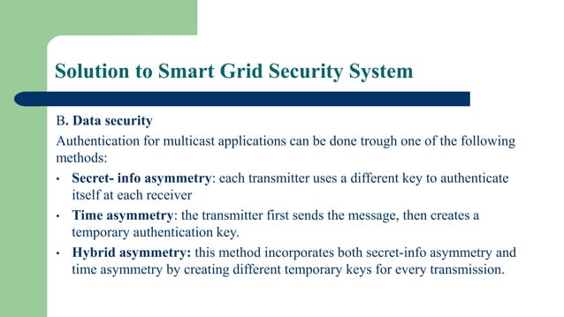 Cyber security in Smart grid system | PPTX