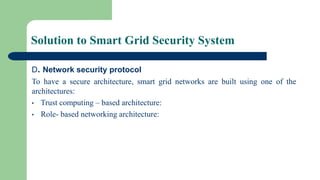 Cyber security in Smart grid system | PPTX